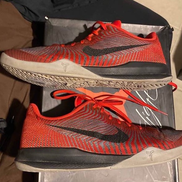 Nike | Other | Kobe Mentality 2 University Red Black Wolf Grey Size 3 ...